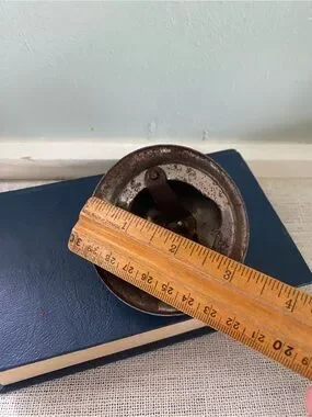 Accents | Vintage Rustic Counter Bell In Aged Gold With Patina | Poshmark